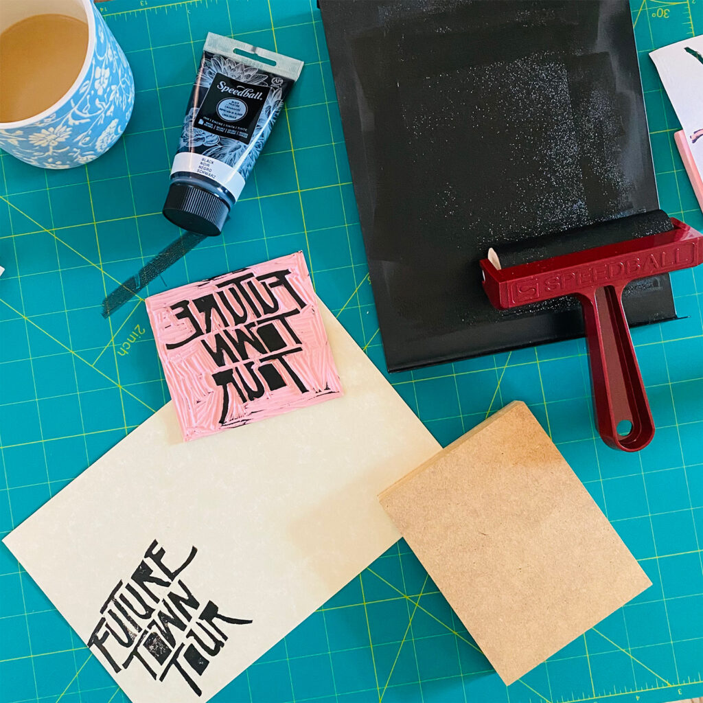 Block Printing - Roxann Blue